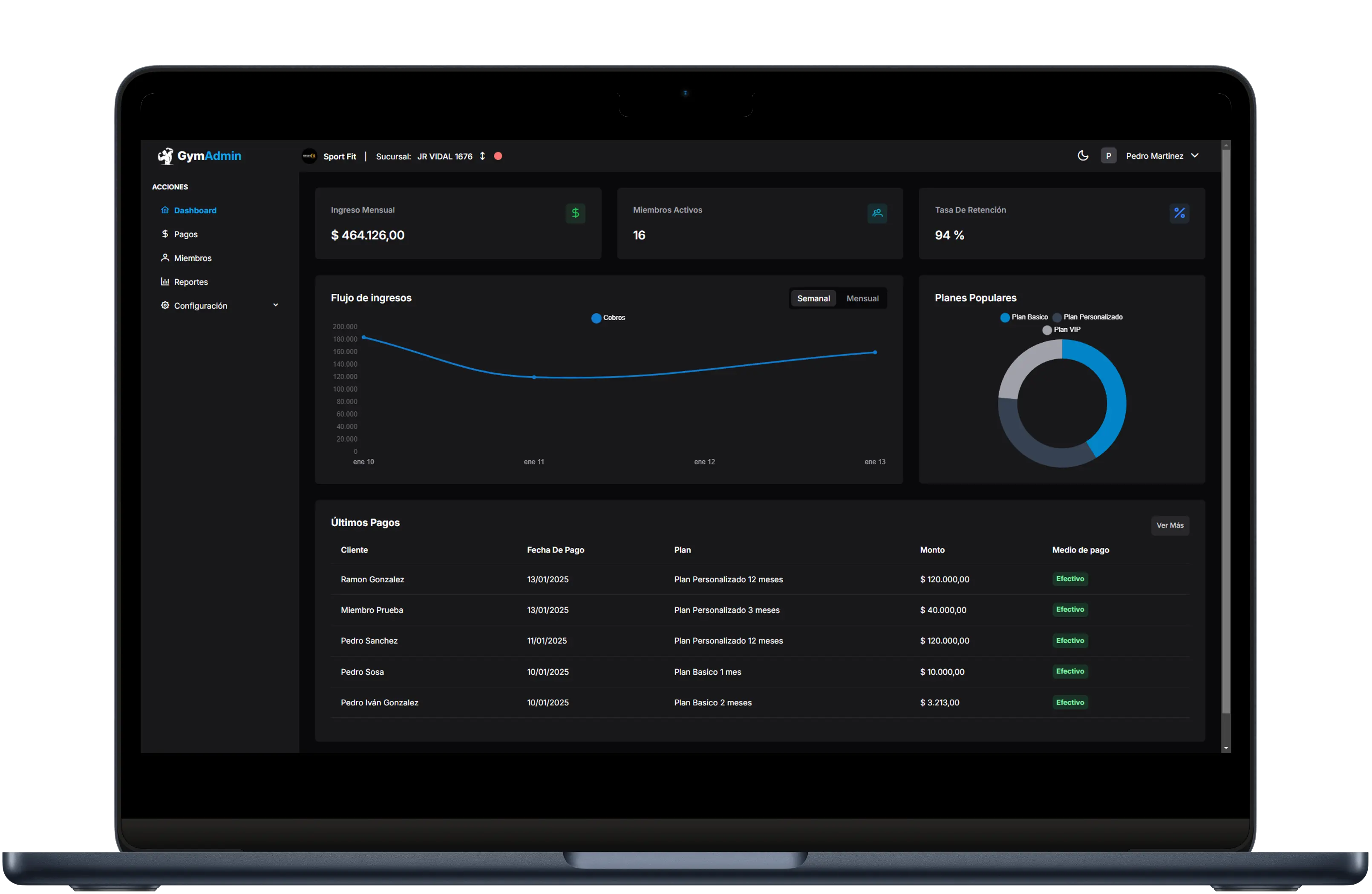 GymAdmin | Coronel Sistemas